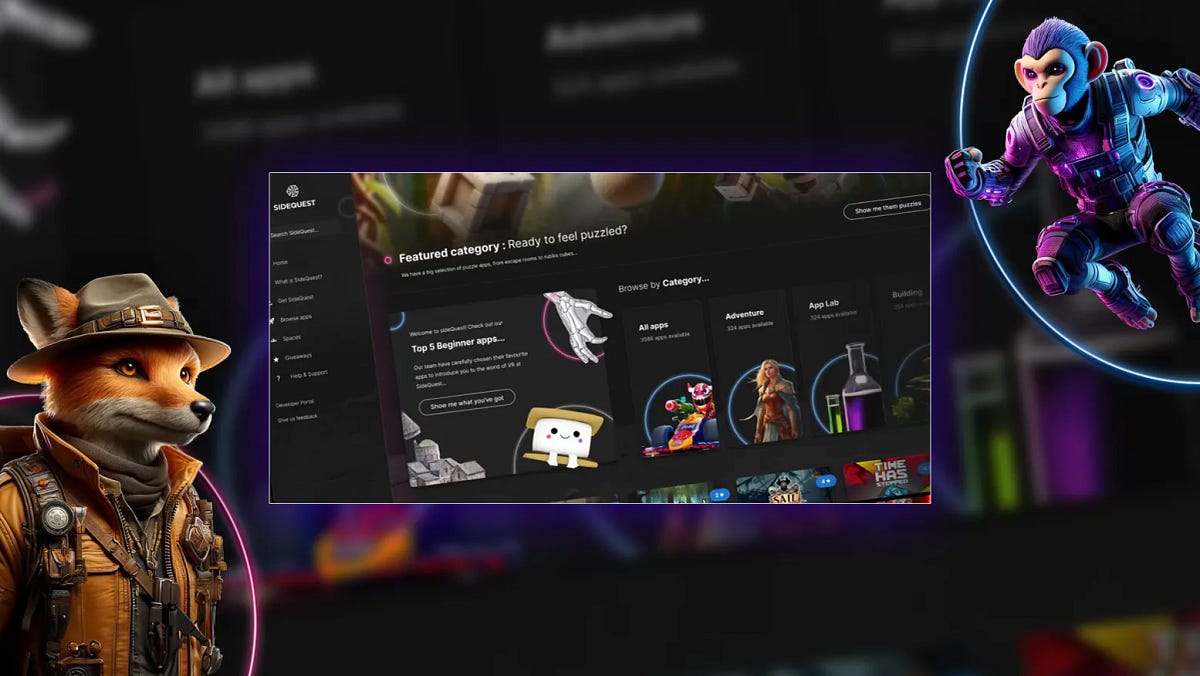 SideQuest’s Launches Phase One Of New Website | by George Gorringe ...