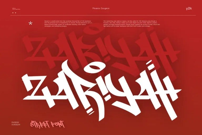 Zariyah Font | by Kaitooon | Sep, 2024 | Medium
