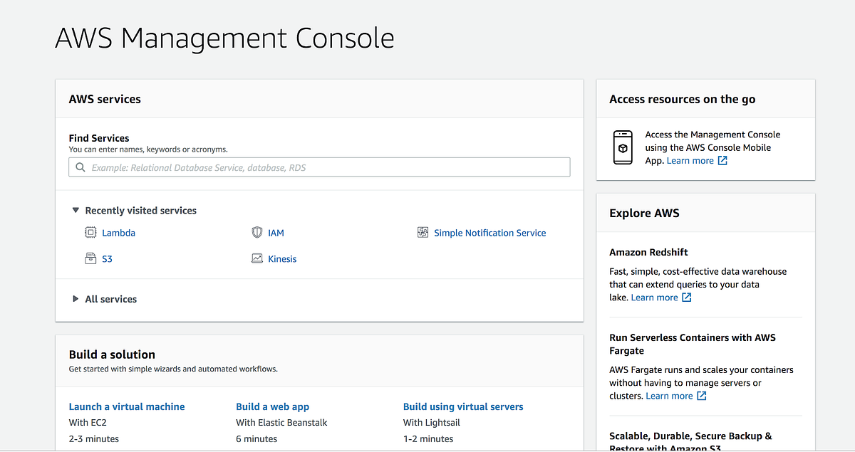 Write a sample AWS Lambda Function | by Kanika Modi | Medium