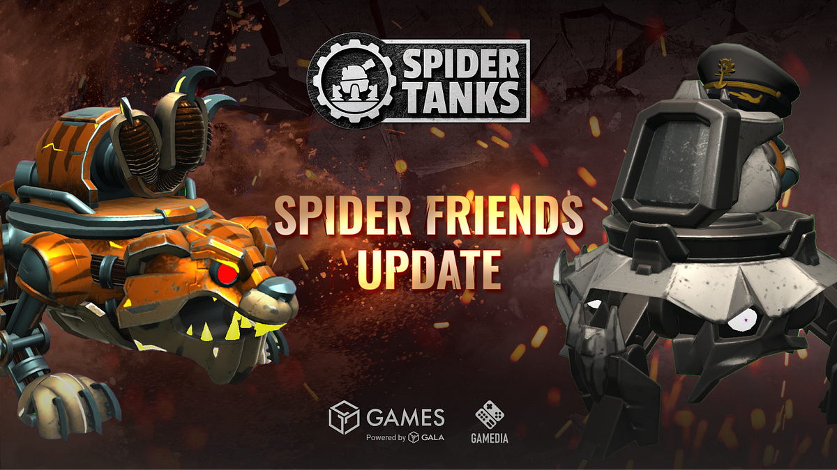 Spider Friends v2: Let’s Get Friendly | by Spider Tanks | Gala Blog
