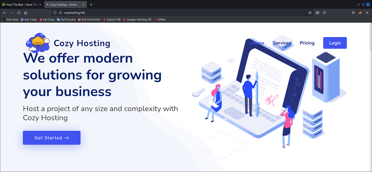 HTB — Cozy Hosting WriteUp. ☆*: .｡. o(≧ ≦)o .｡.:*☆ so excited to… | by Marshia H | Medium