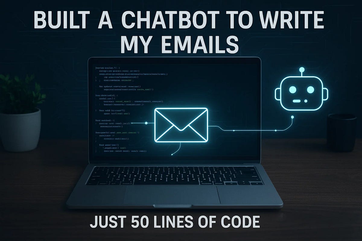 How I Built a Chatbot That Writes My Emails (in 50 Lines of Code) | by ...