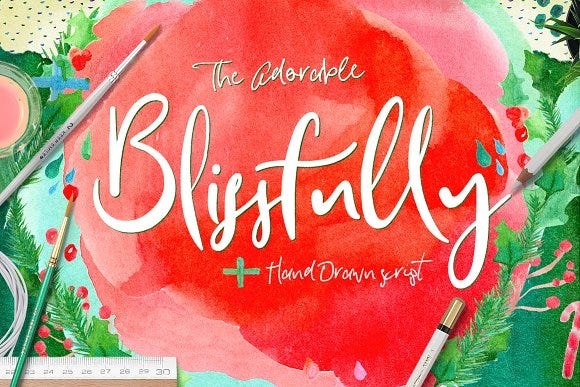 Blissfully Font | by kaisunnan8 | Medium