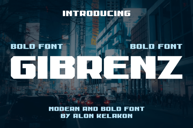 Gibrenz Font | by Kaitooon | Sep, 2024 | Medium