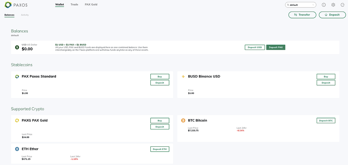 Introducing a New Paxos Account Experience — One Regulated Custody ...