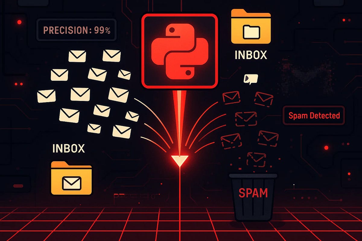 I Built an Email Classifier in Python That Outperformed Gmail’s Spam Filter | by DefineCode ...