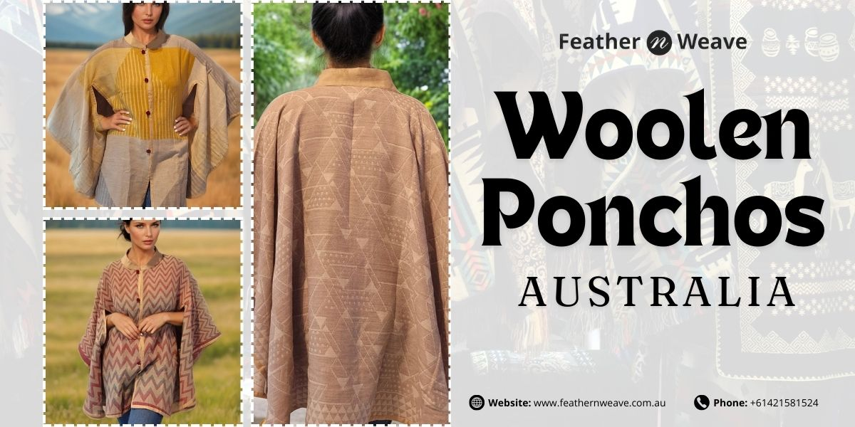 Why woolen ponchos Are Perfect for the Australian Climate | by Feather Weave | Aug, 2024 | Medium