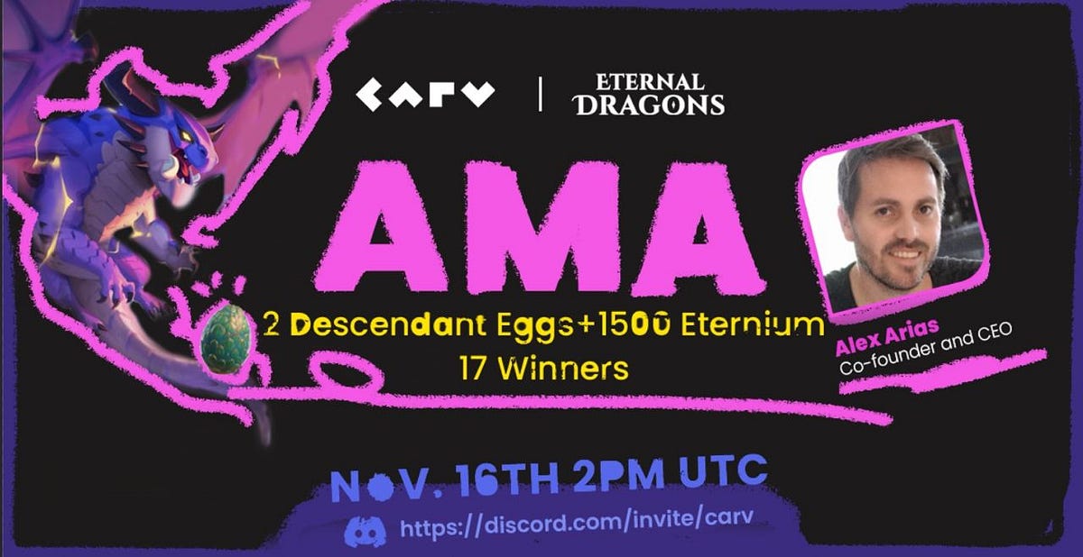 Vol.22 Eternal Dragons AMA Recap — Exclusive conversation with Alex ...