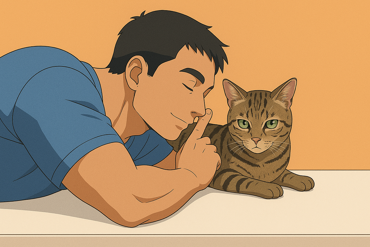 Oh, To Be Loved By A Cat. Some pets choose you. This one chose me… | by Elora Indran ...