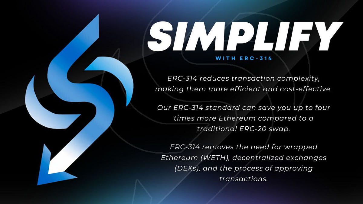 Simplify Ushers in the Ethereum Era with ERC-314 Standard | by EV Terminal (Ex-Simplify) | Medium