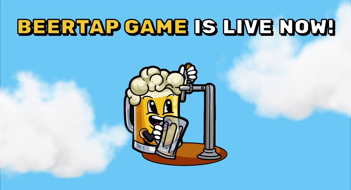 New Tap-To-Earn Game: BEERTAP — Pour Beer, Earn Tokens, and Get Awards ...