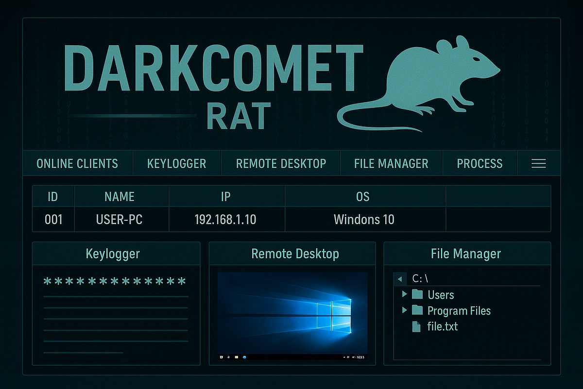 Analysis of DarkComet RAT (Synaptics Touchpad Driver) | by Shubho57 | Medium