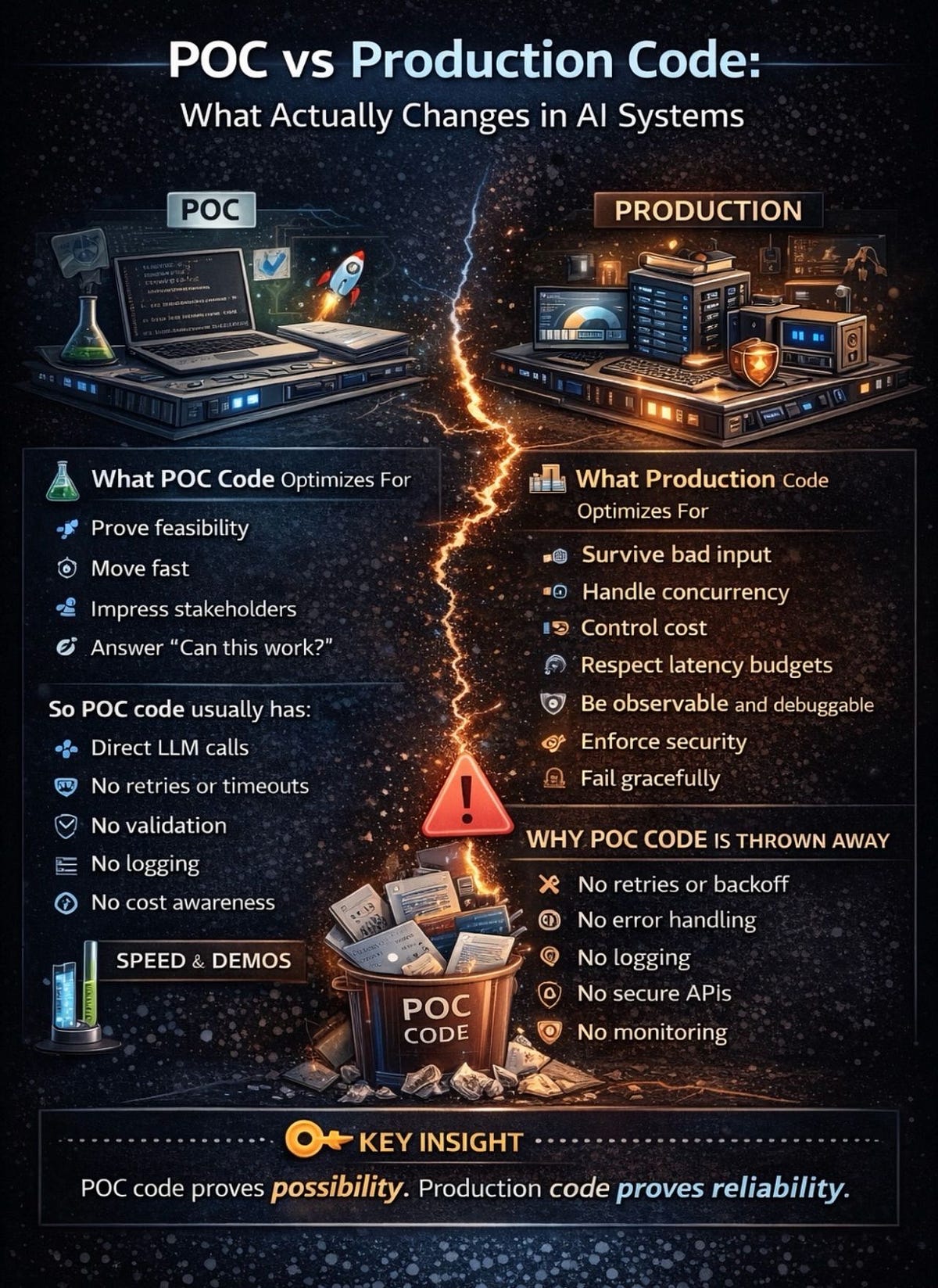 05. POC vs Production Code — What Actually Changes in AI Systems | by ...