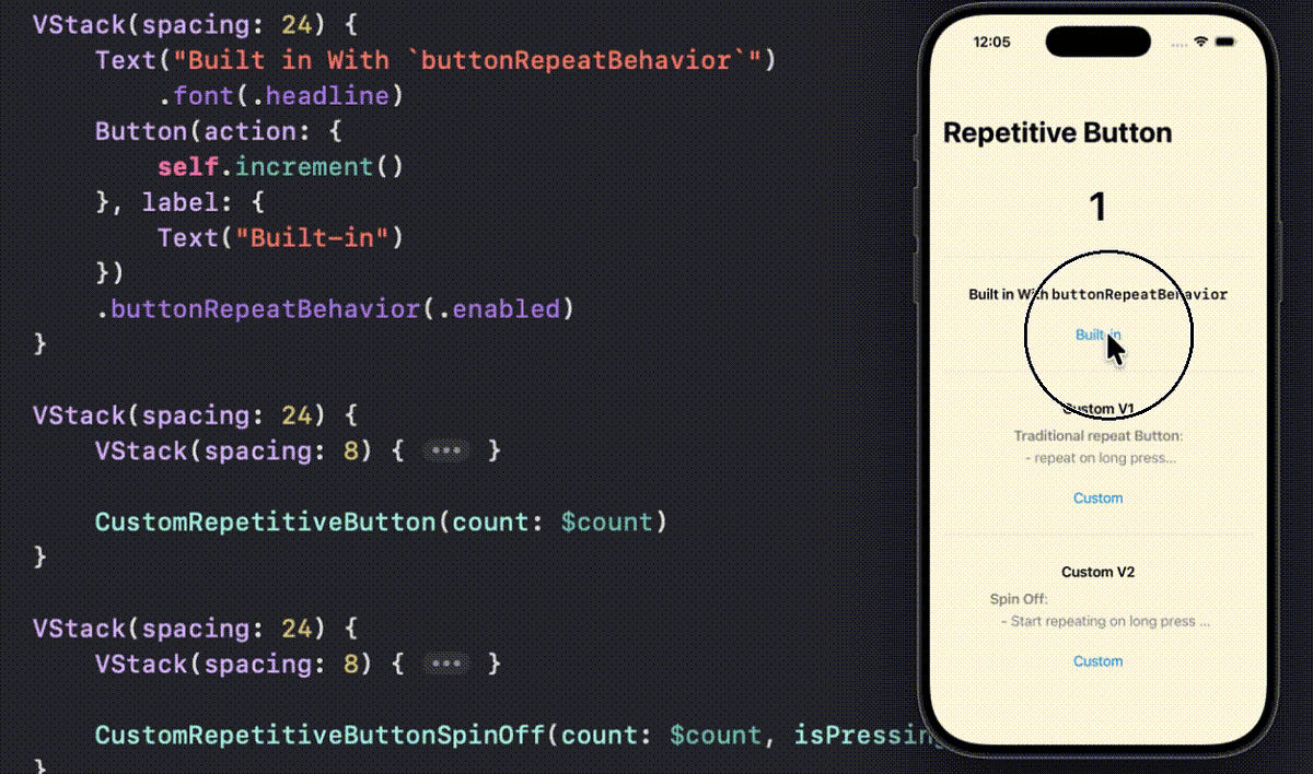 SwiftUI: Repetitive Button 2.5 ways. Built-in & Custom. | by Itsuki ...
