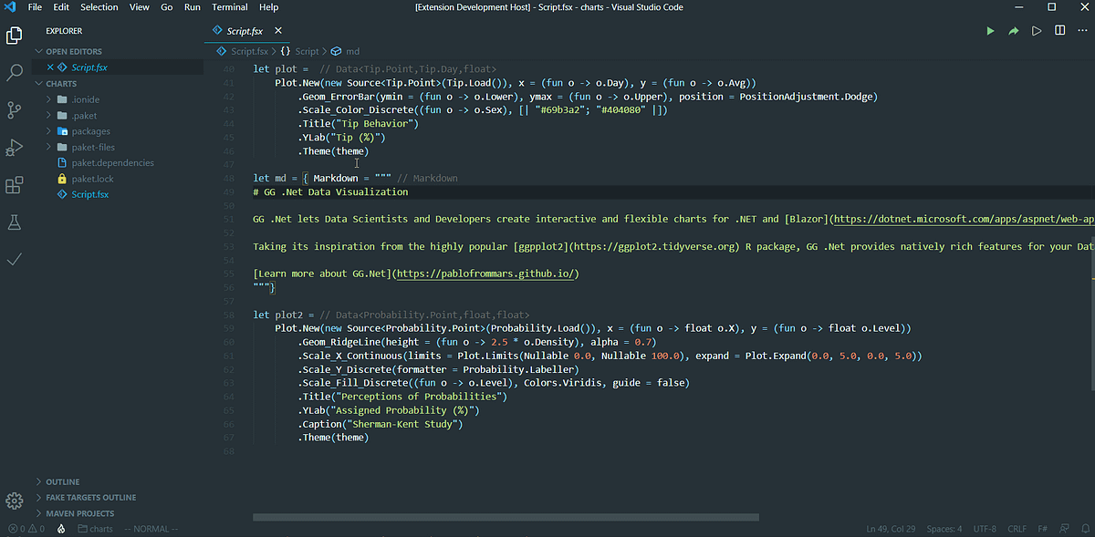 Data Science in F#/.NET with VsCode | by Andri Rakotomalala | Medium