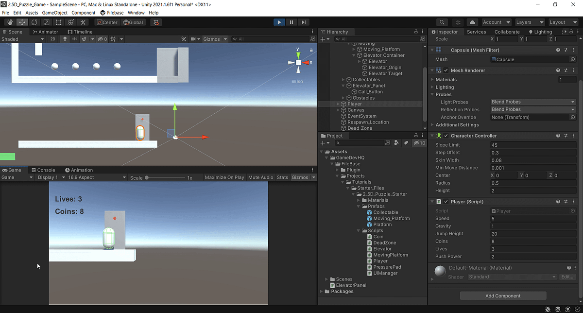 2.5D Game Development: Puzzles: Part 1 — Elevator System | by Gerald ...