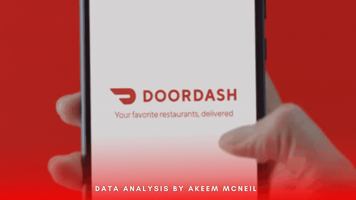 Revealing Insight From DoorDash. Fact: We all love food. Also Fact… | by McNeil Creative Data ...