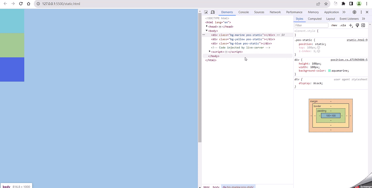 CSS Position. CSS position property is quite tricky… | by Sanjay ...
