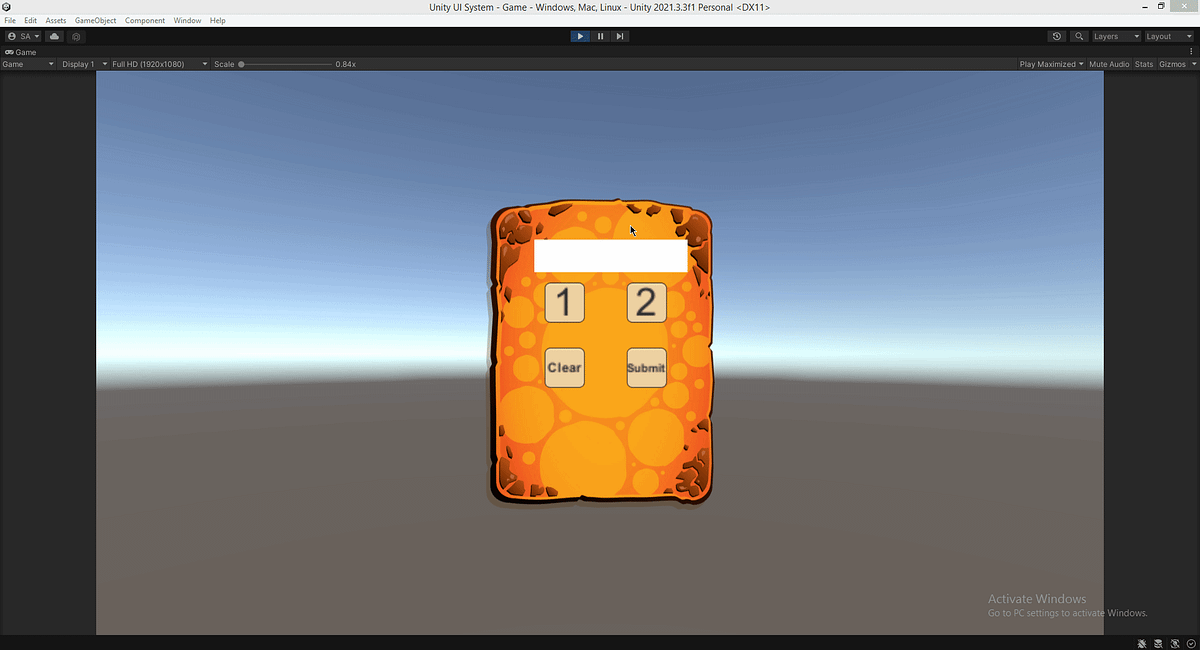 Built a Multi-Digit PIN Pad in Unity. | by Suleiman Abdullah | Medium