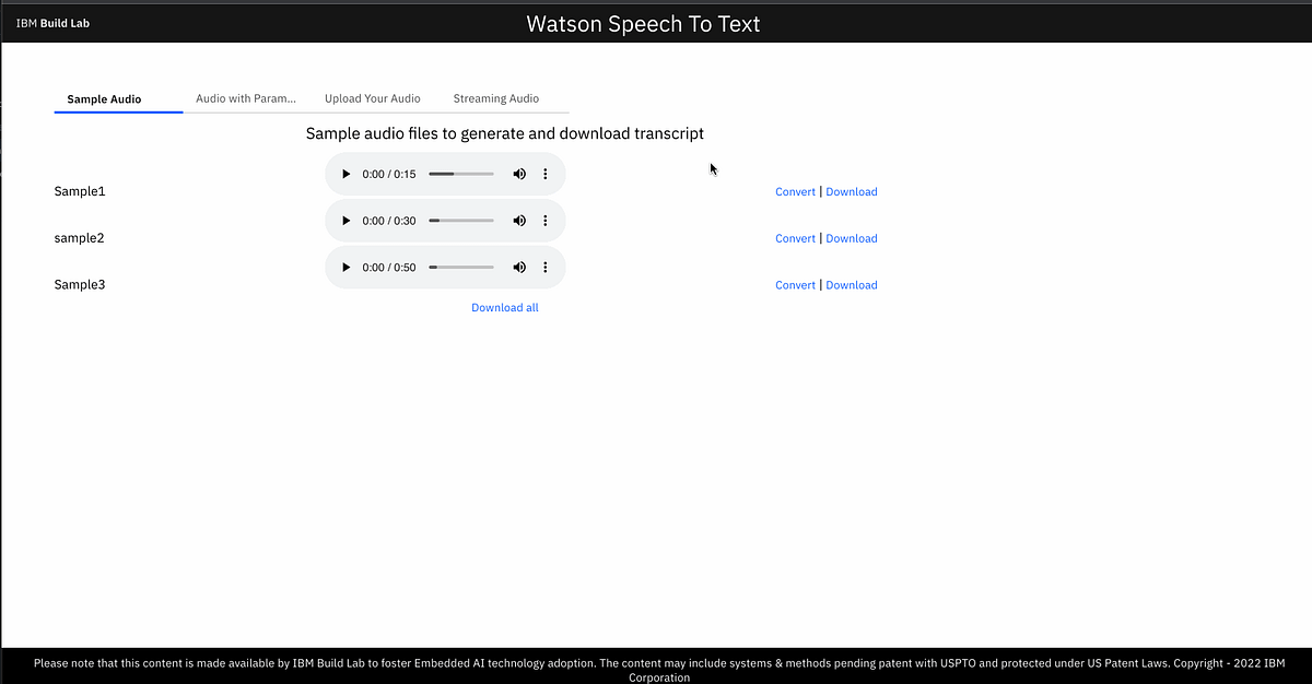 Speech To Text (STT) using the Watson Speech Library | by Abhilasha Mangal | IBM Data Science in ...
