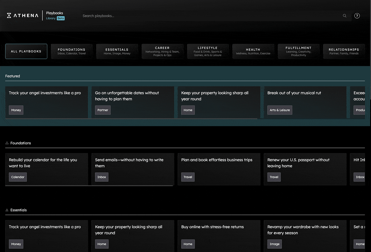 Introducing Playbooks, Athena’s new how-to guides for our most powerful ...