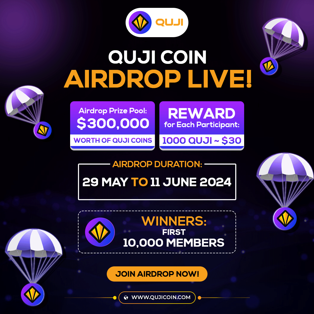 Quji Coin $QUJI Token Airdrop: Your Comprehensive Guide to Claiming in ...