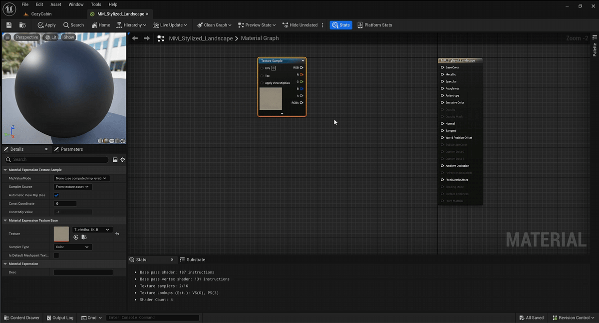 Materials in Unreal Engine: The Material Editor | by Brian Stong | Medium