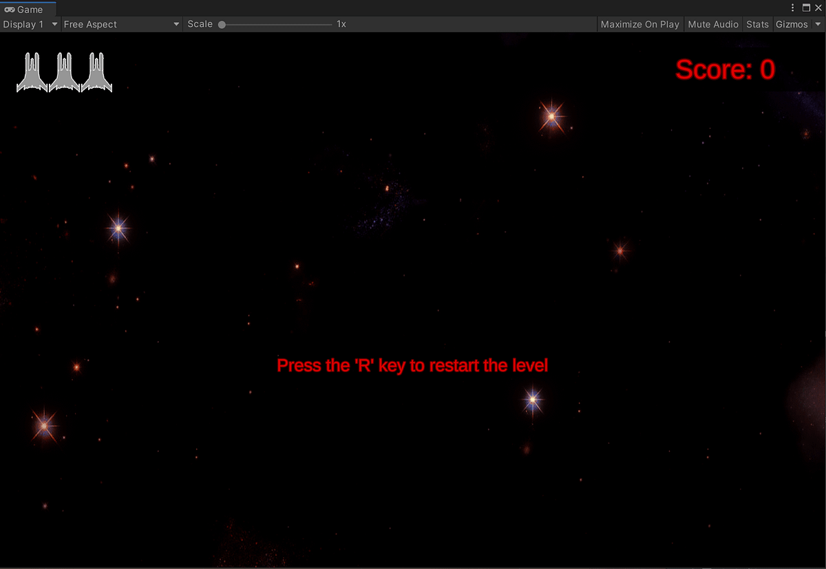 Creating a Retro Game Over Screen (2D Space Shooter) | by Marcus Ansley ...