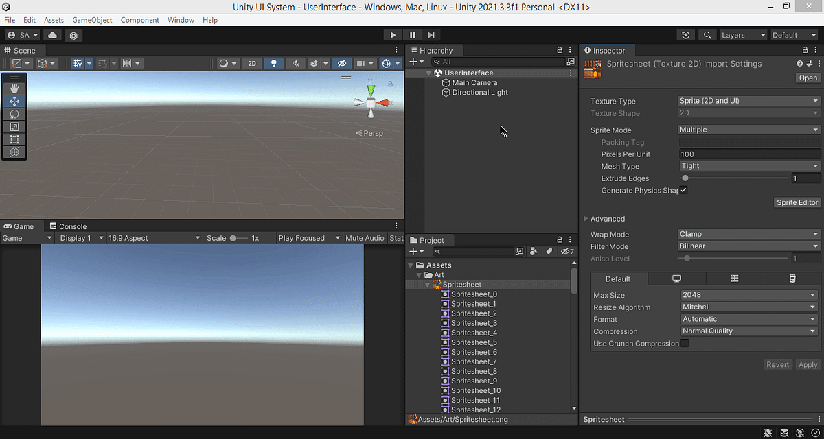 Build a Main Menu in Unity. - Suleiman Abdullah - Medium