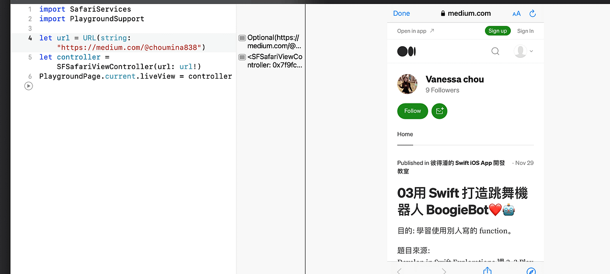 04 利用iOS SDK 各式型別生成東西，設定它的屬性和呼叫方法🕹 | by Vanessa chou | 彼得潘的 Swift iOS App 開發教室 | Medium