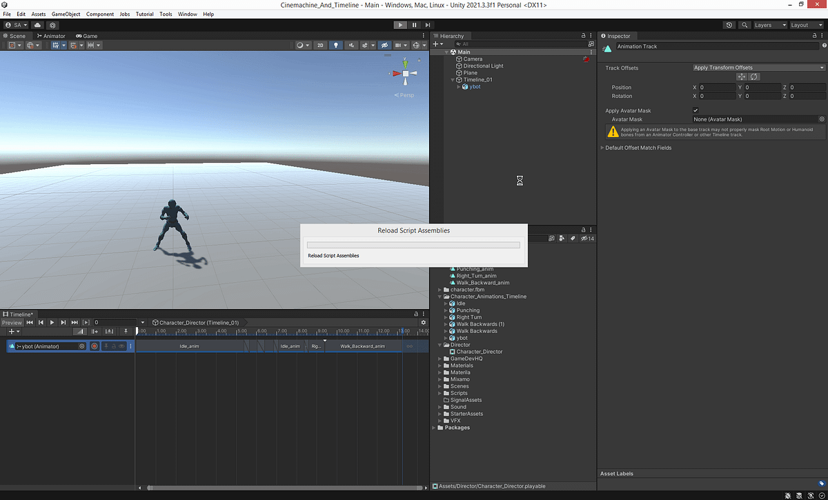 Character Animations in Timeline. Objective: Character Animations in ...