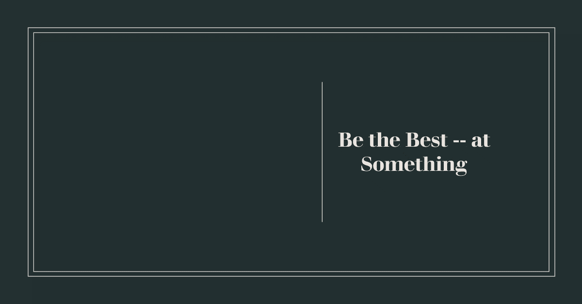 Benefits to being an Expert — in Something | by Drew Wolin | Medium