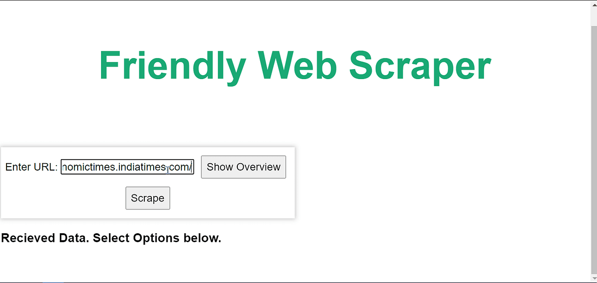 Story of Friendly Web Scraper. Friendly Scraper is a tool that I… | by ...