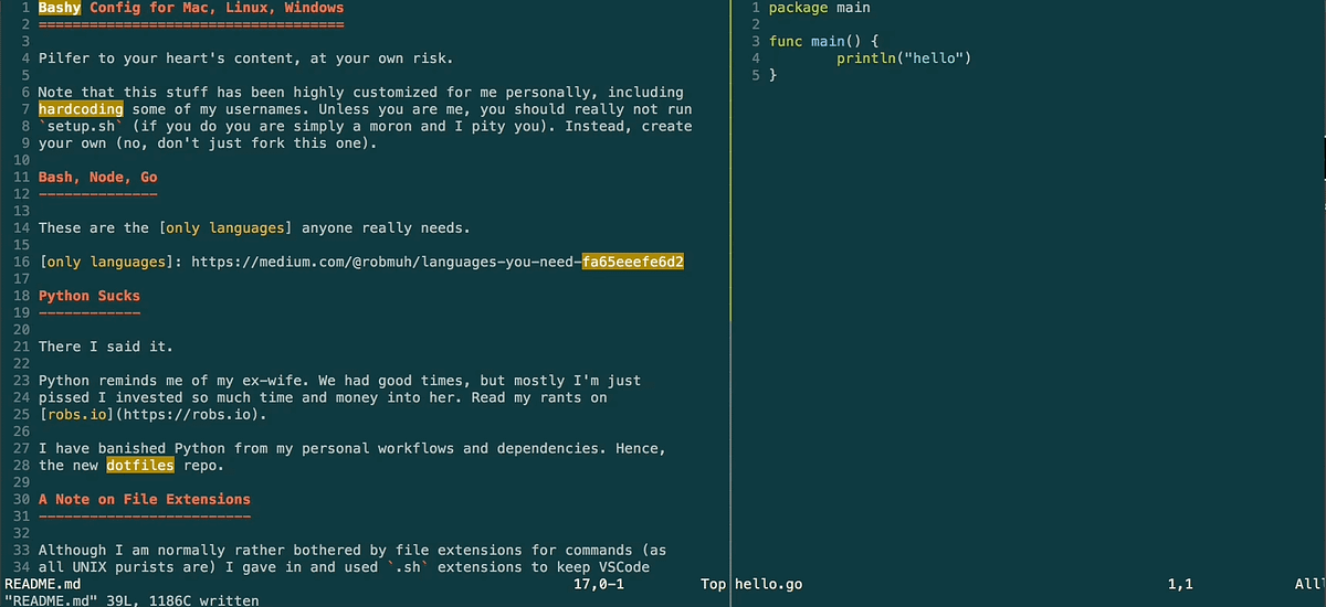 TMUX Fail, Use VSCode. The End of Terminal-Only Development | by Rob Muhlestein | Medium