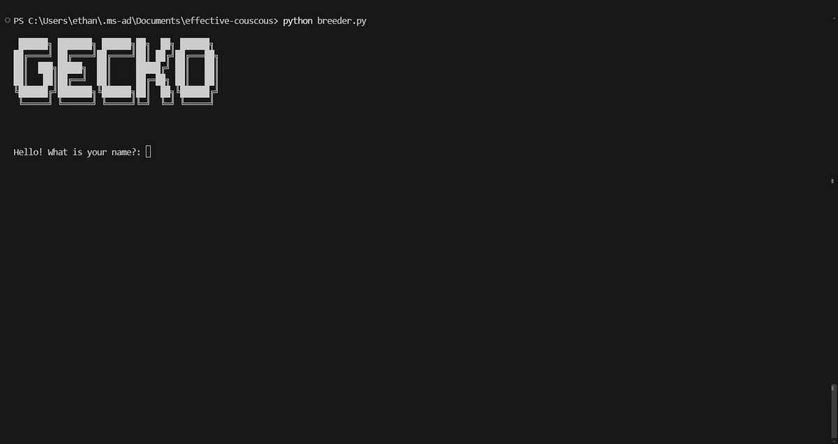 Gecko Terminal Game. Hi, check out my game! | by Ethan Wolff | Jul ...