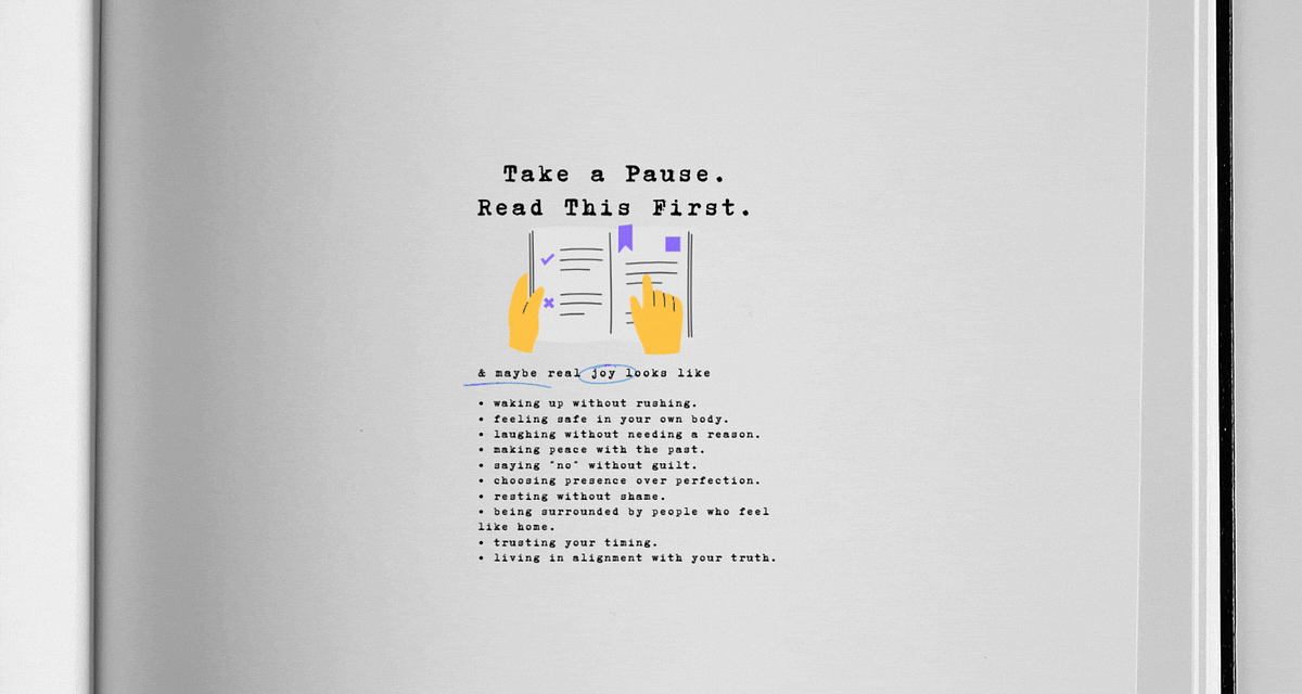 Take a Pause. Read This First.. This won’t take more than 30 Seconds. A ...