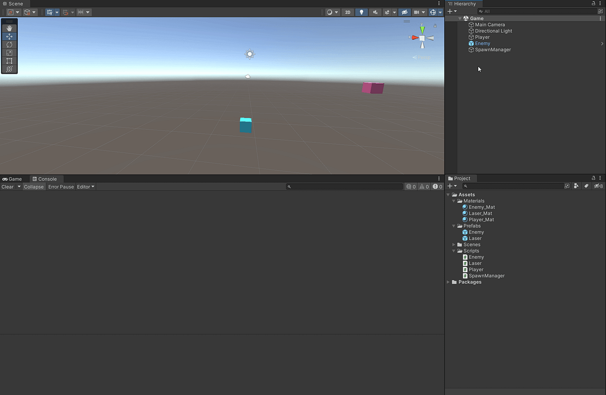 Day 16: Spawning Enemies in Unity | by Travis Gebo | Medium