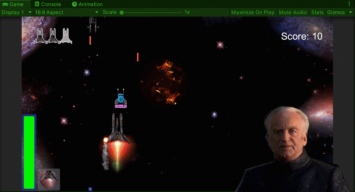 Implementing space shooter game features - Thrusters | by Fernando ...