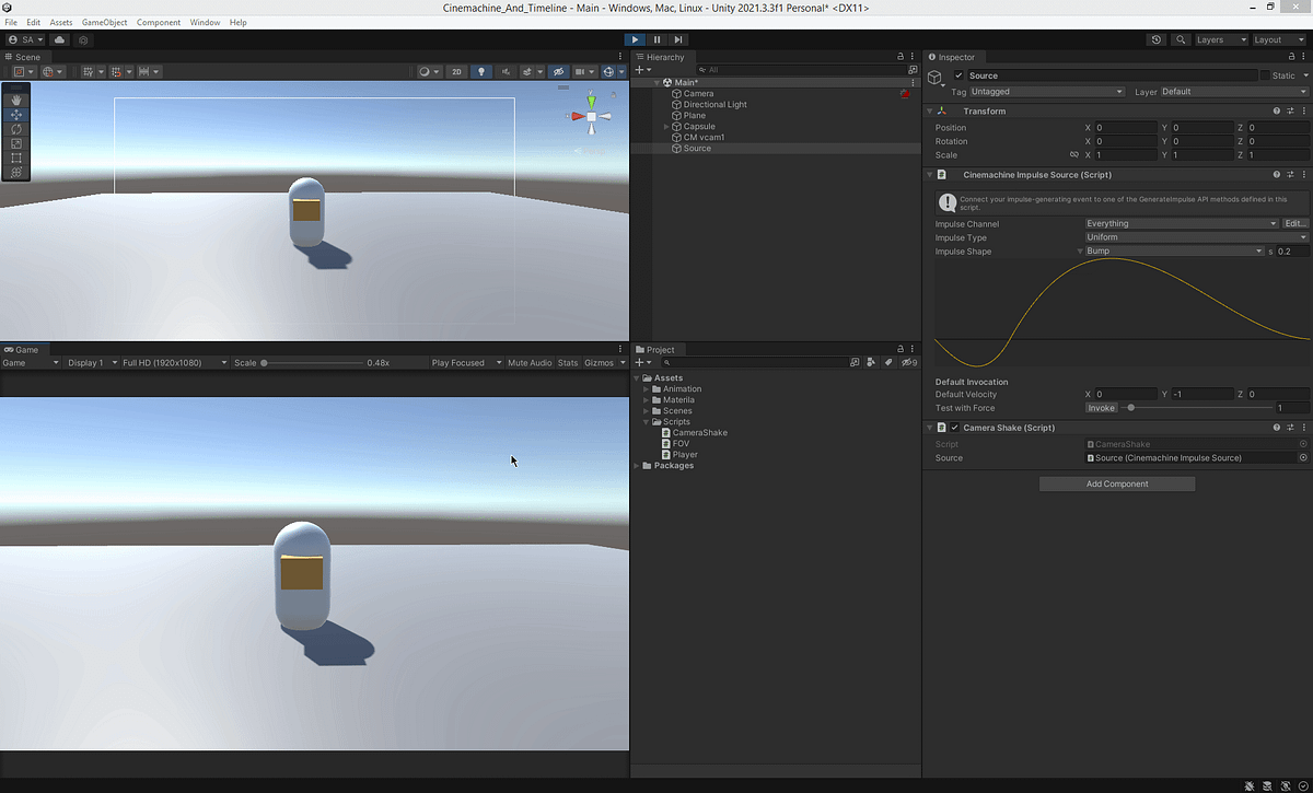 Making Camera Shake Using Impulse Listener Extensions By Suleiman Abdullah Medium