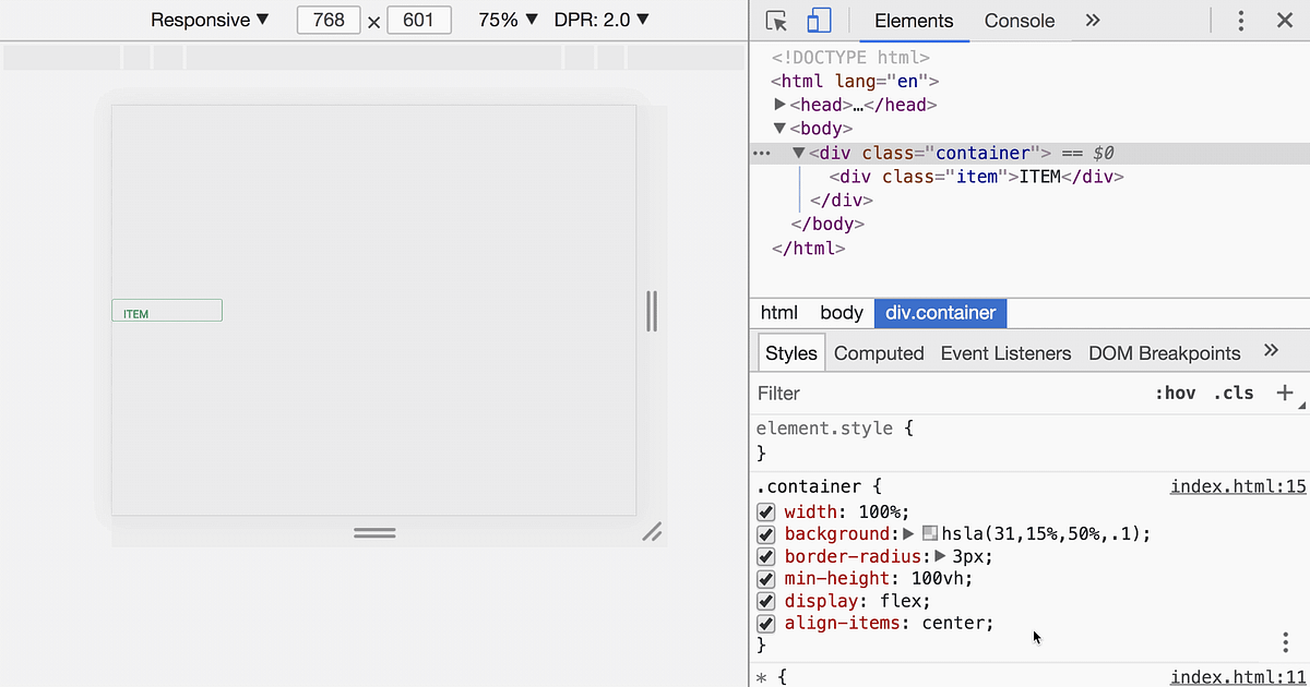 Learn how to center an element easily with Flexbox — through GIFs | by ...
