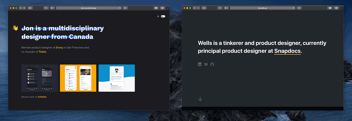 How to add Dark Mode support to your portfolio website | by Wells | Medium