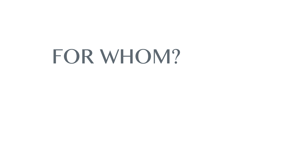 For Whom? By Whom?: Designs for Belonging | by Jacobs Institute | Medium