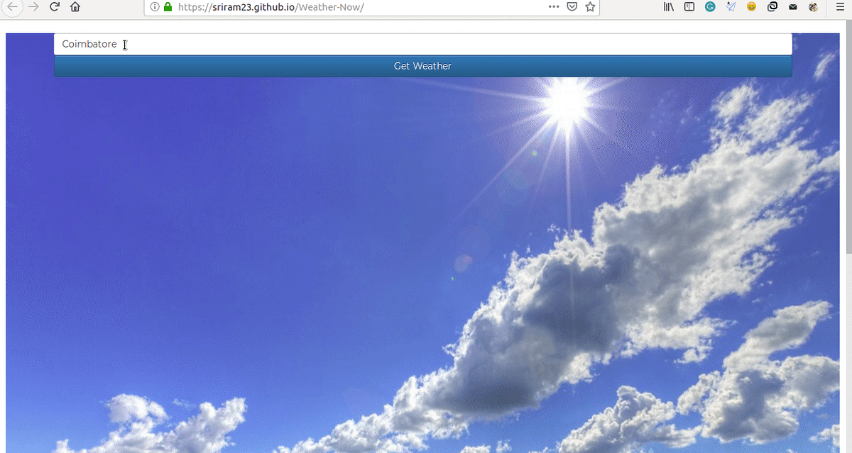 A simple JavaScript Weather Application and JSON parsing | by Sriram ...