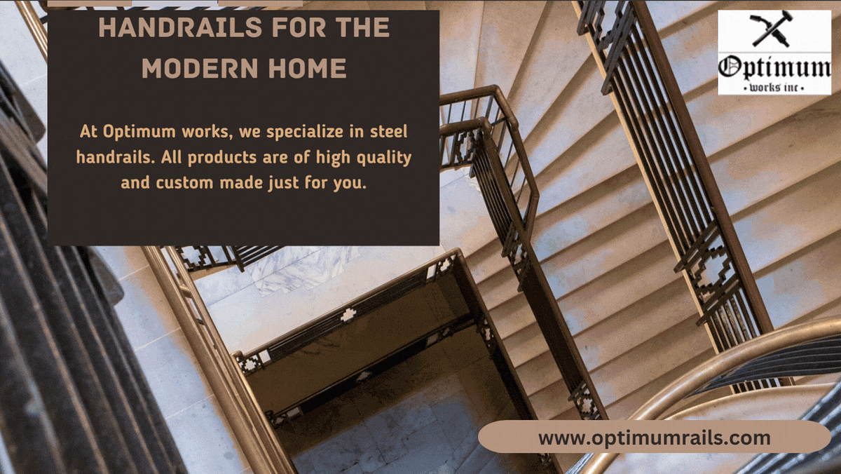 Modern Home Handrails – Optimum Works - Optimum Works - Medium