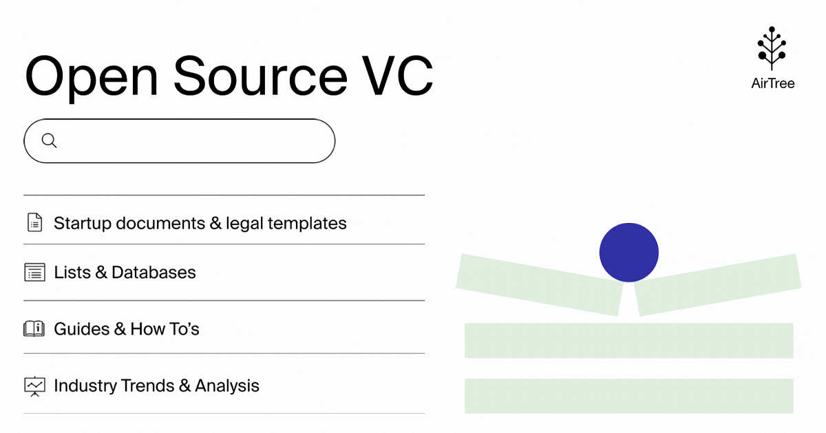 A new home for AirTree’s Open Source VC resources | by Airtree ...