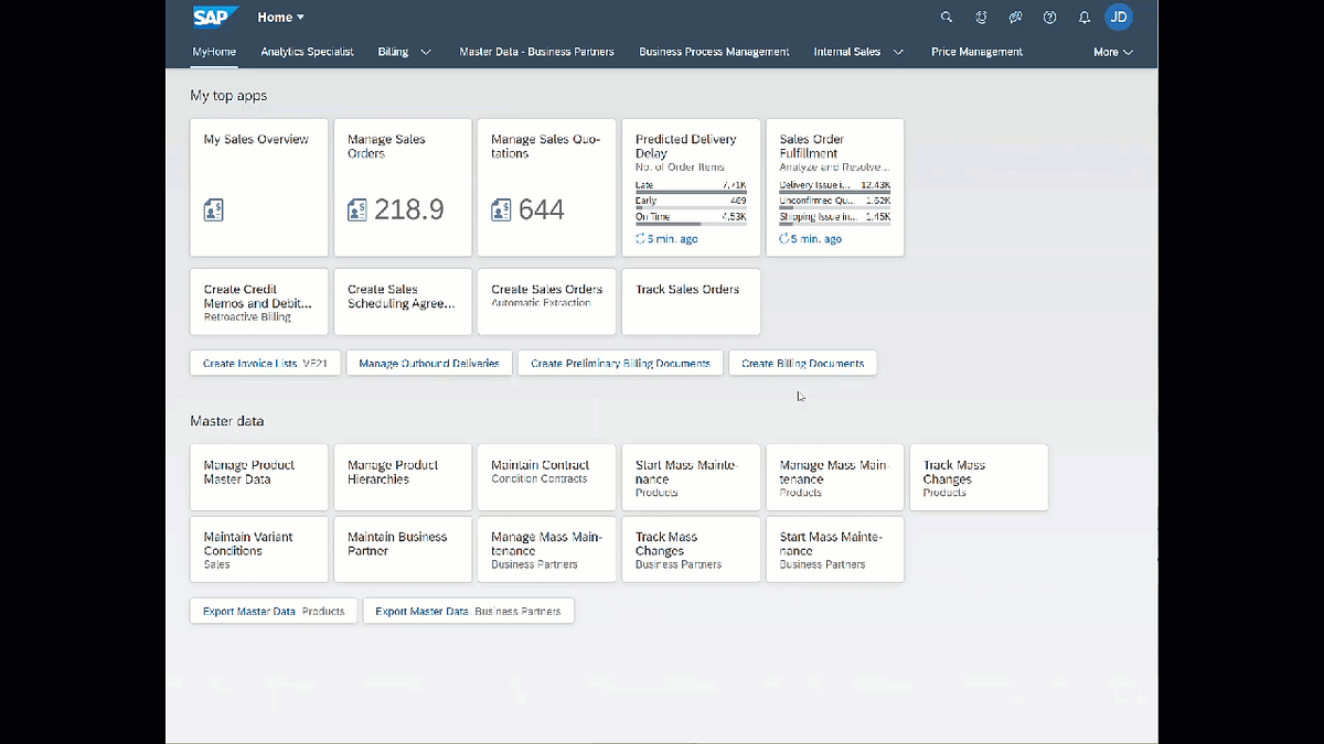 SAP Fiori 3 Update: Evolution Continues, with Flat Tiles and More ...