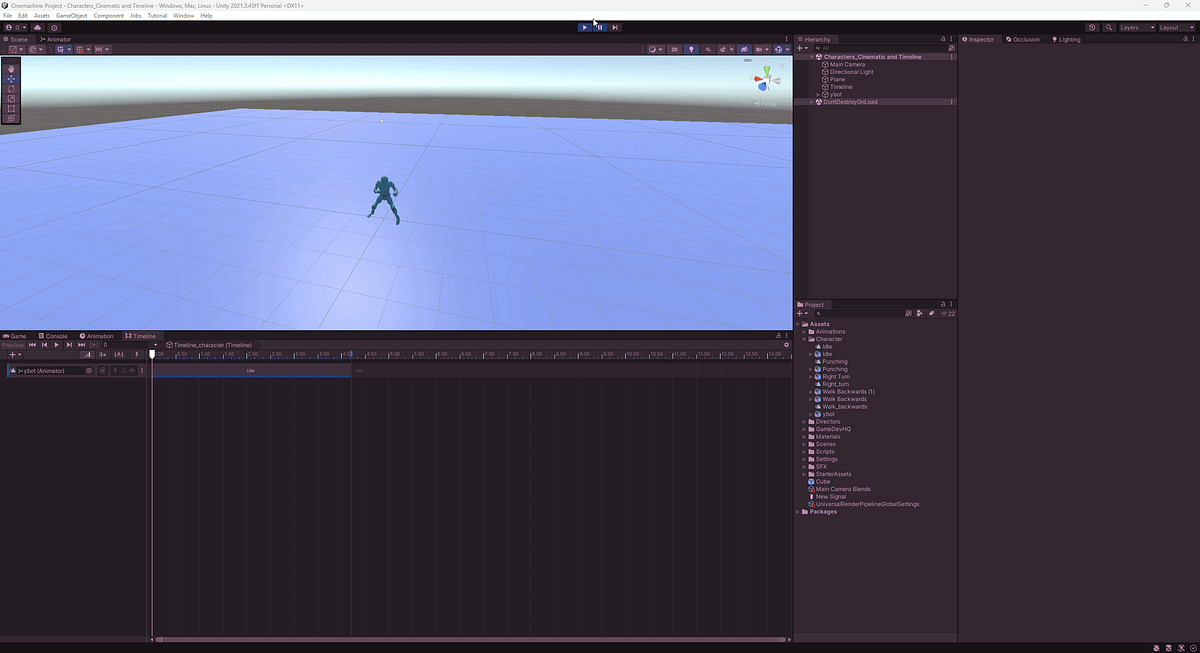 Unity: Character Animations in Timeline | by Gaetano Tonzuso | Medium