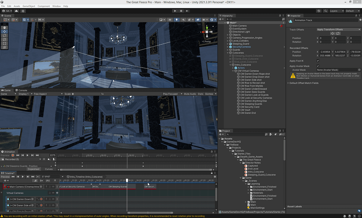 Learn to make cutscenes in unity3d by building a stealth Game ...