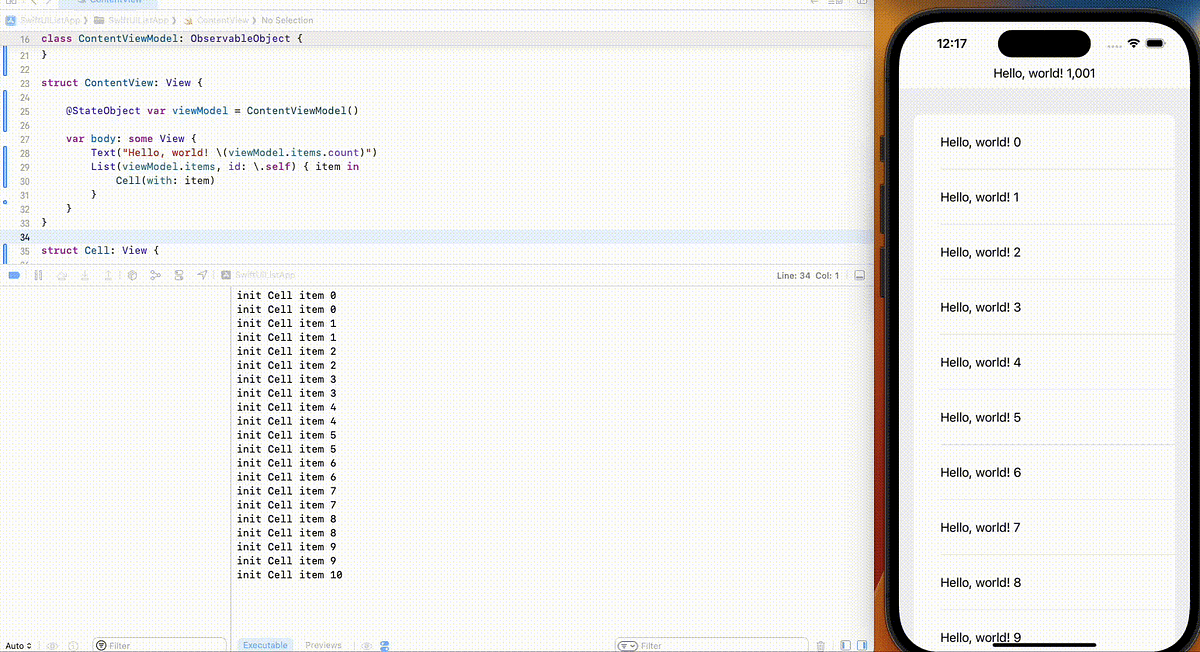 Deep understanding of SwiftUI List with large dataset | by Yildirimpost | Medium
