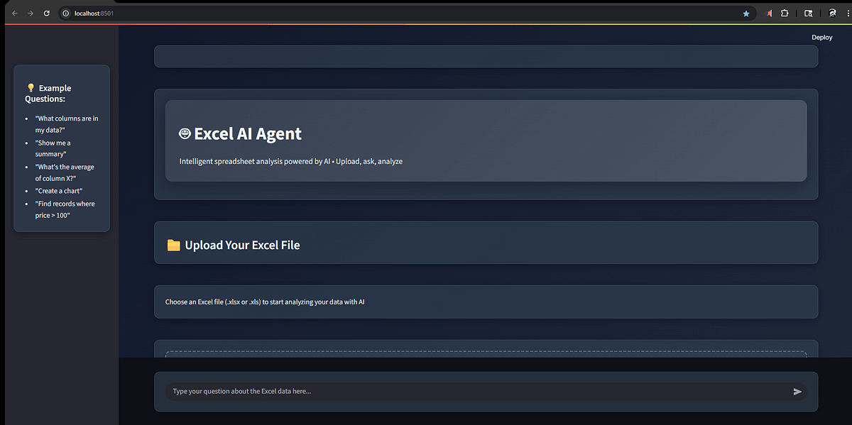 Let’s Build Excel AI Agent. Memory Mastery: How I Built an AI Agent… | by Aniket Hingane | Jul ...